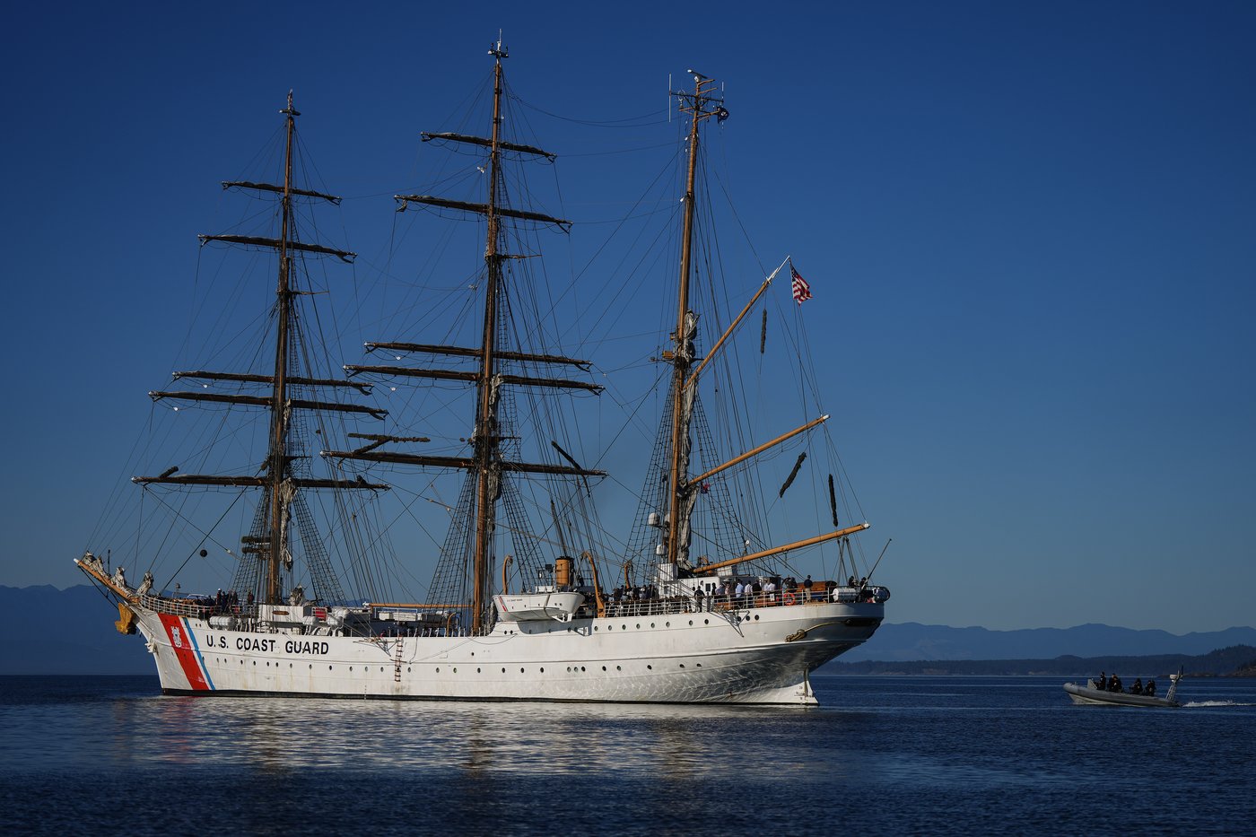 U.S. Coast Guard tall ship once part of Hitler's navy sails into ...