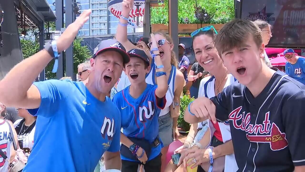 Thousands pack The Battery as fans get ready for MLB All-Star game