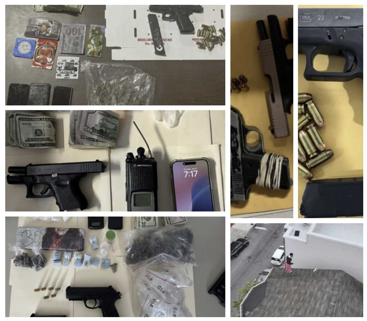 Rooftop Chase, NJ Fugitive, Switch Guns: PA AG Sunday’s Philly Task Force Nabs 7 Armed Felons