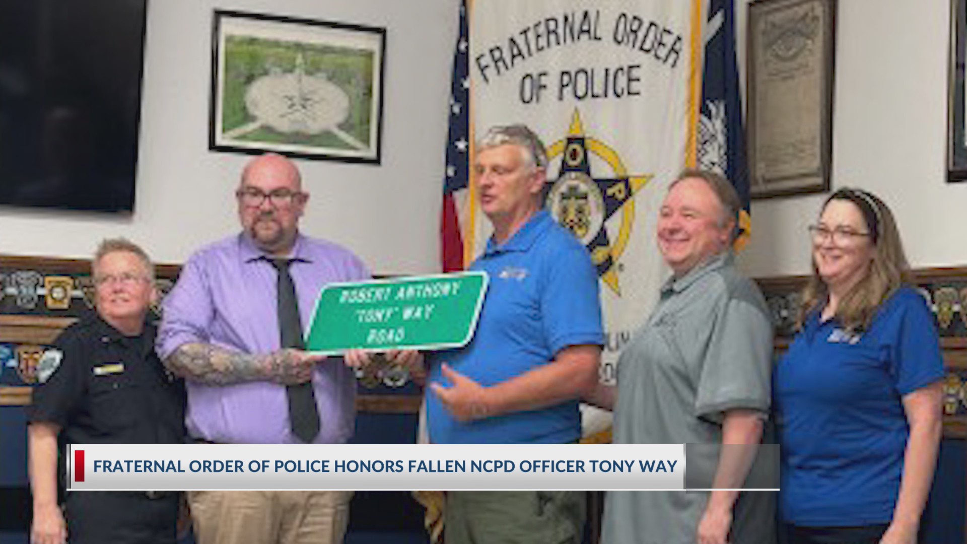 Fraternal Order of Police honors fallen North Charleston Officer Tony Way