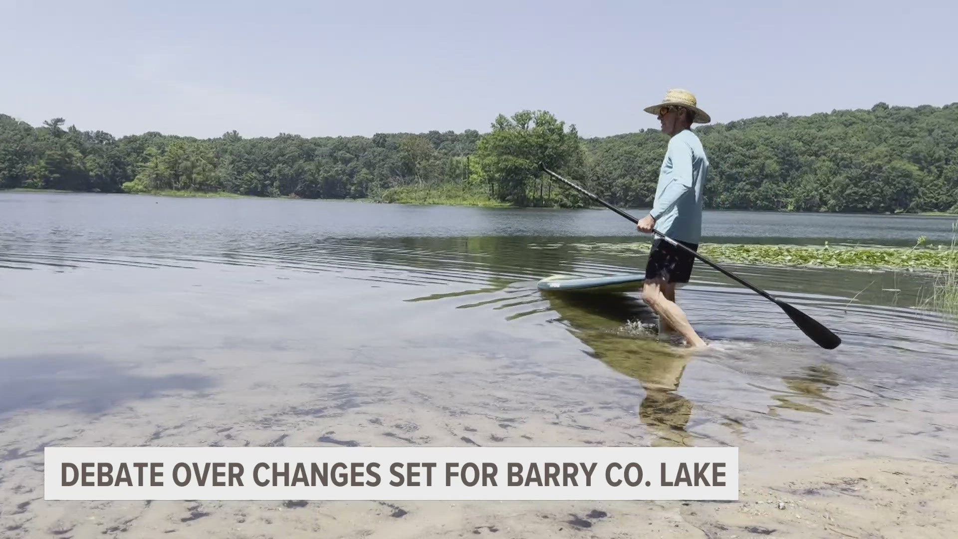 Debate over lowering water level of Hall Lake in Barry Co. continues