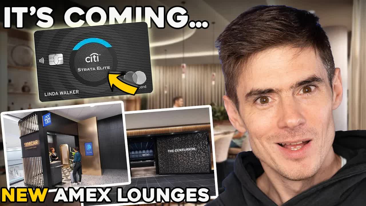 Citi Strata Elite Card CONFIRMED! + NEW Centurion Lounges