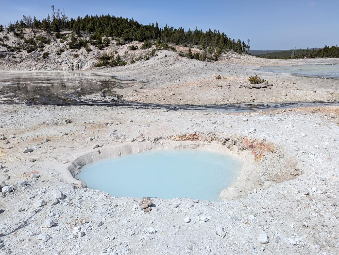 Series of Hydrothermal Explosions Likely Created New Blue Hot Spring in ...