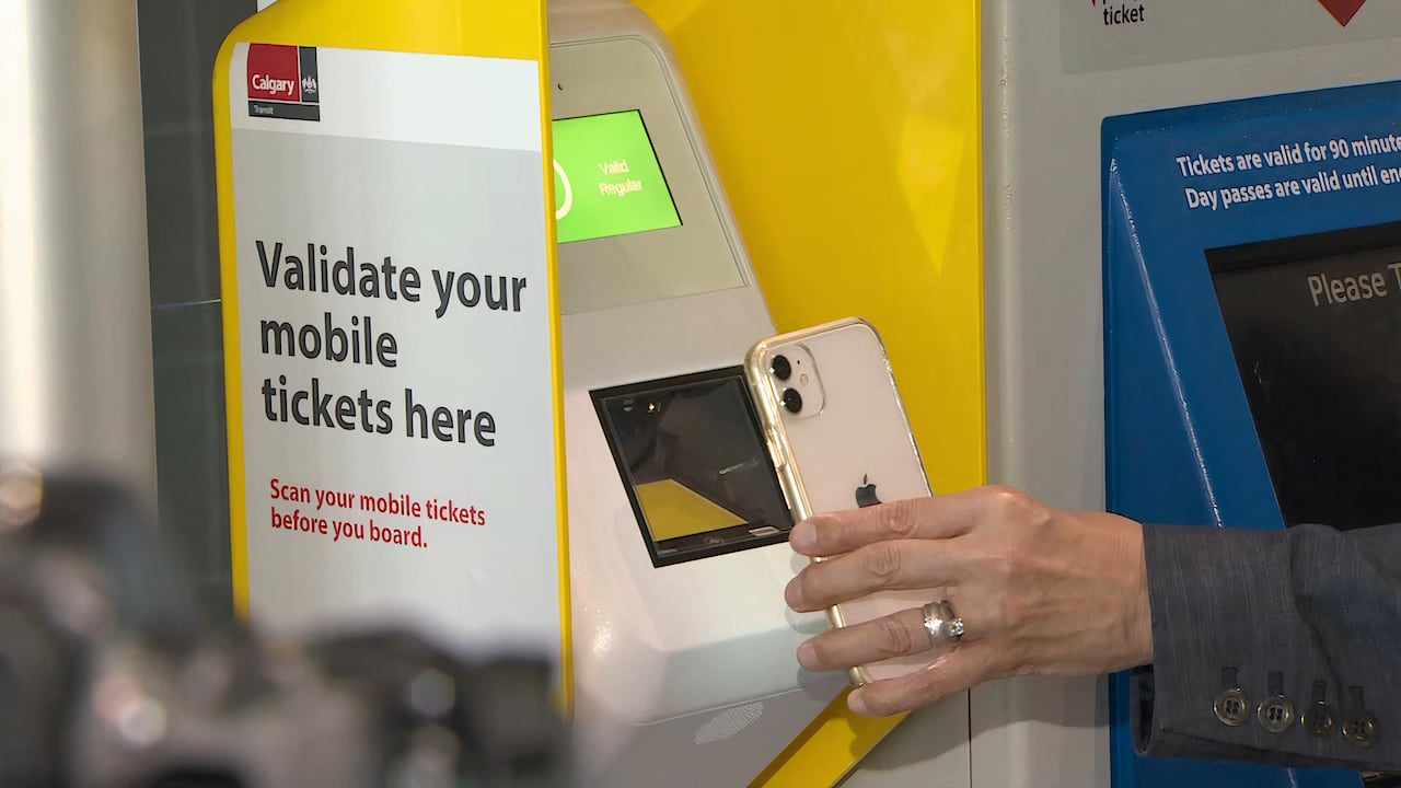 Calgary CTrain riders will now need to validate e-tickets on platforms ...