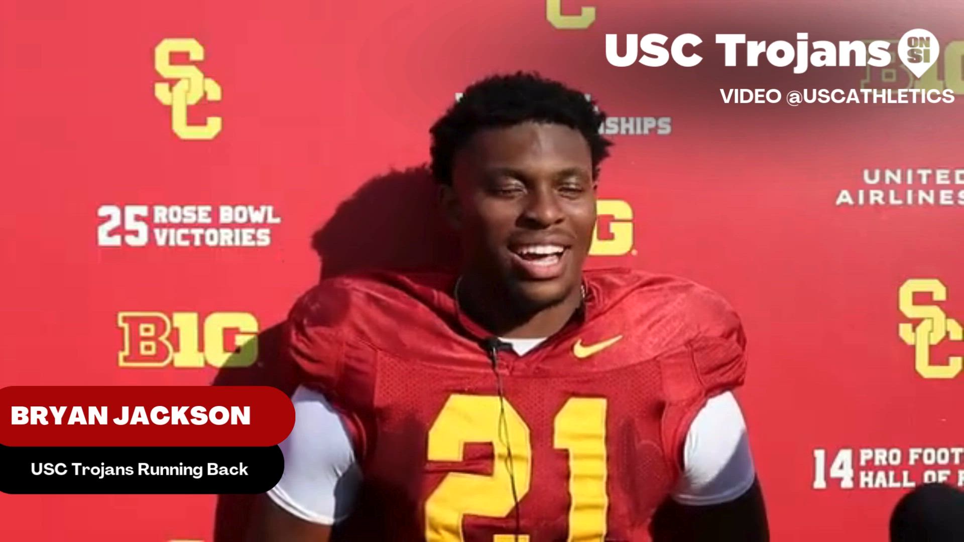USC Trojans Running Back Bryan Jackson Discusses How The Offensive Line ...