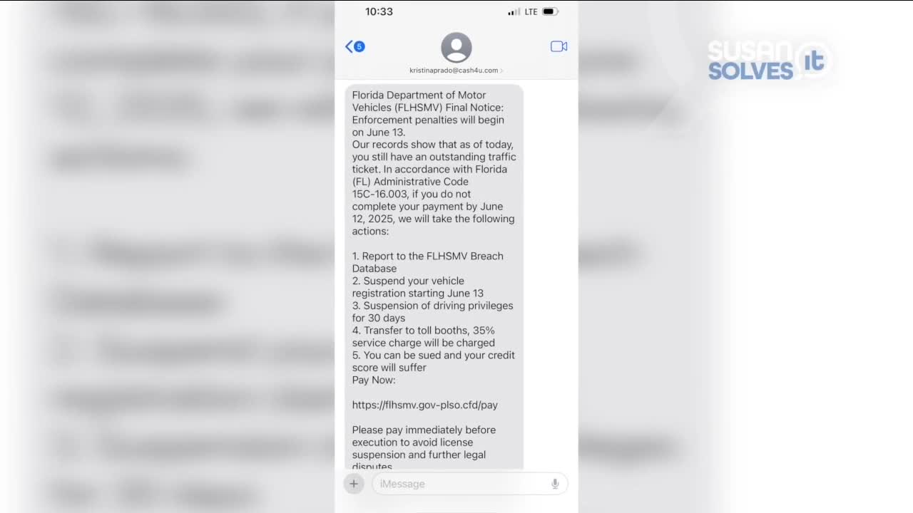 Susan Solves It: Driver's License Scam