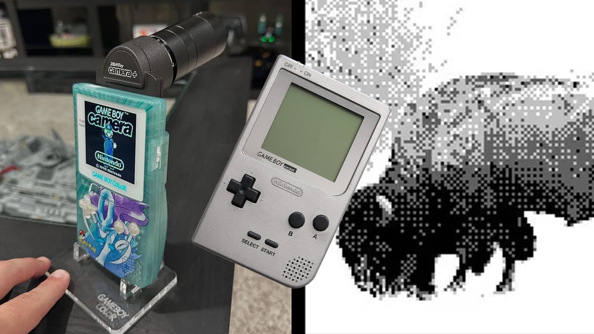 Fan de Nintendo usa su Game Boy con una cámara modificada para tomar ...