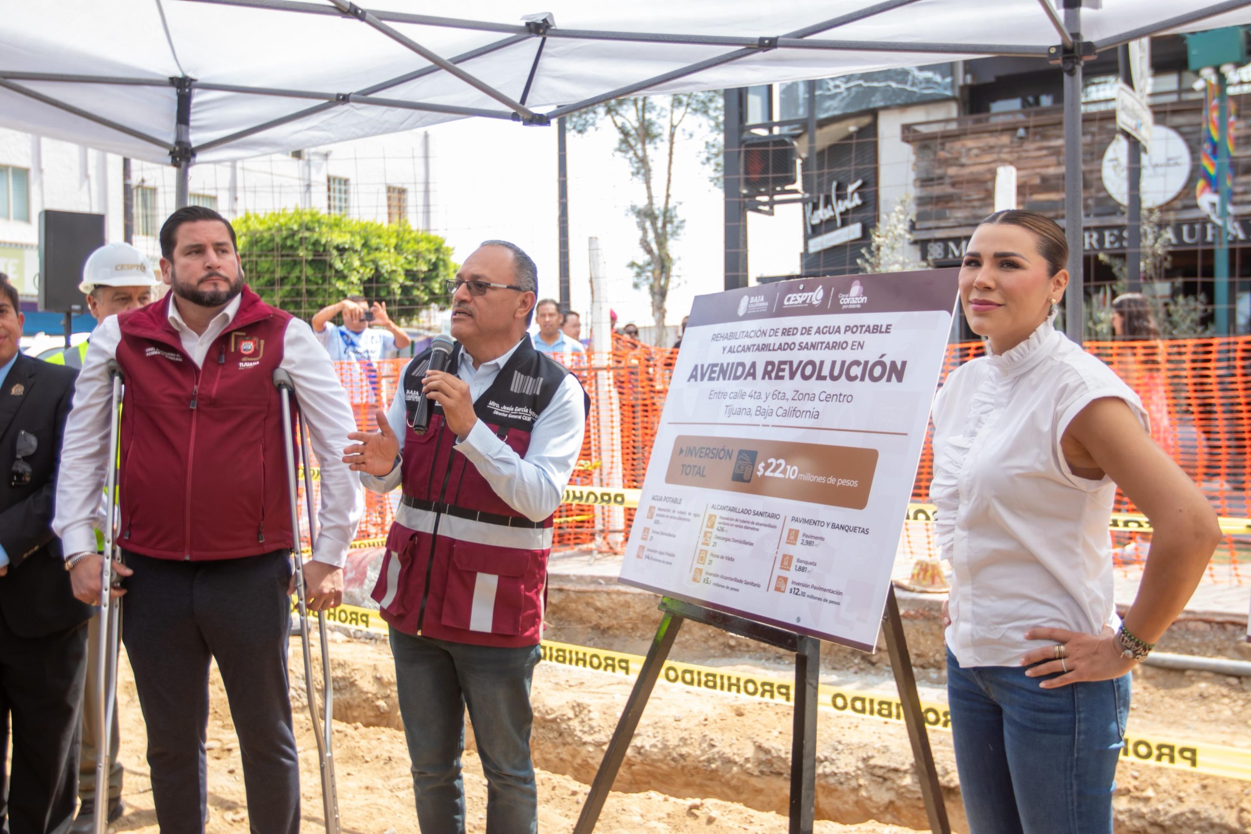 Tijuana Mayor Ismael Burgueño Oversees Water Rehabilitation Projects