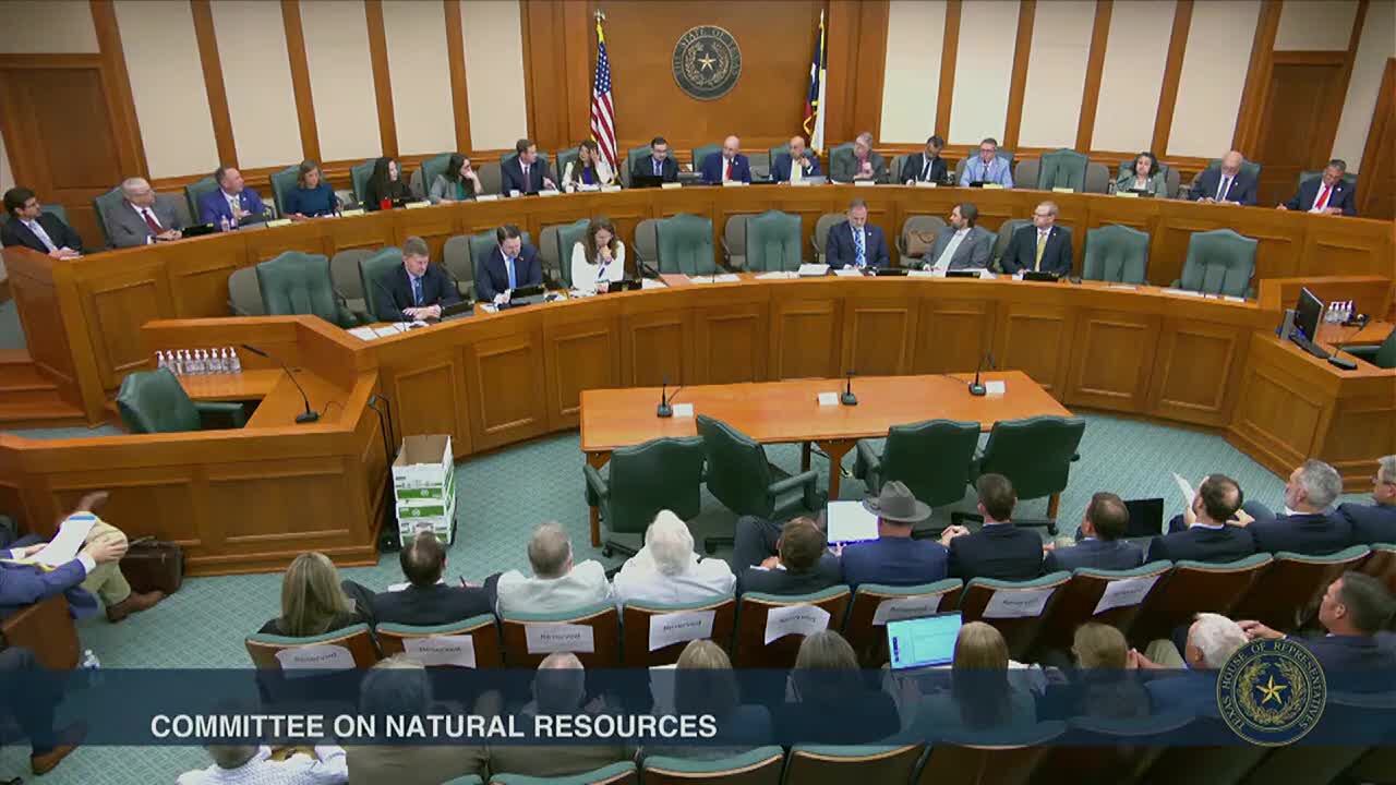 House committee holds hearing on East Texas groundwater rights