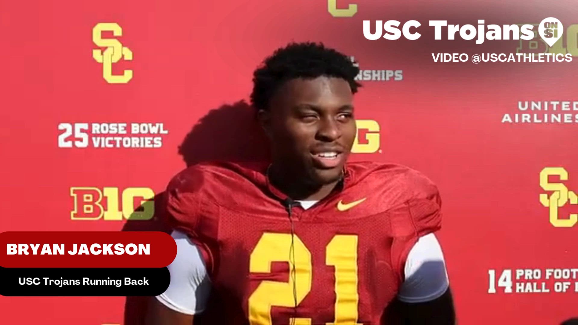 USC Trojans Running Back Bryan Jackson Discusses The Running Backs and ...