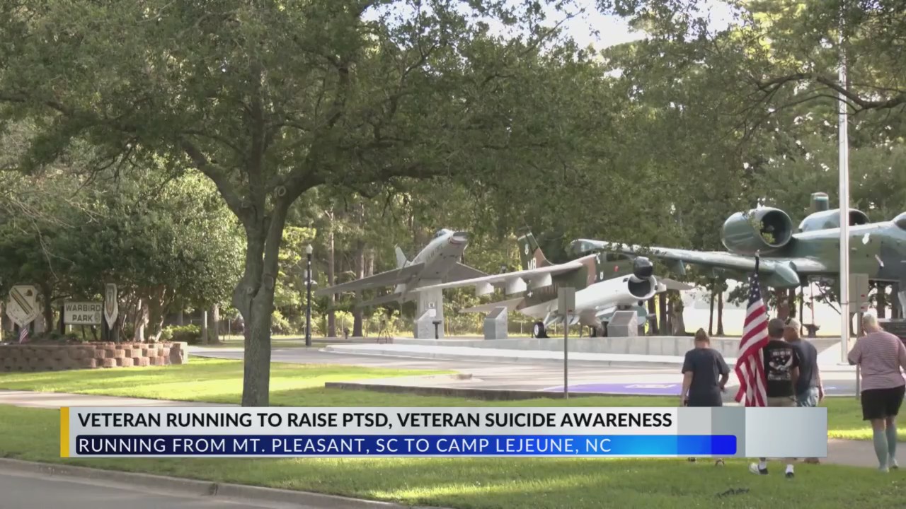 Veteran running 300 miles across Carolinas for PTSD, suicide awareness ...
