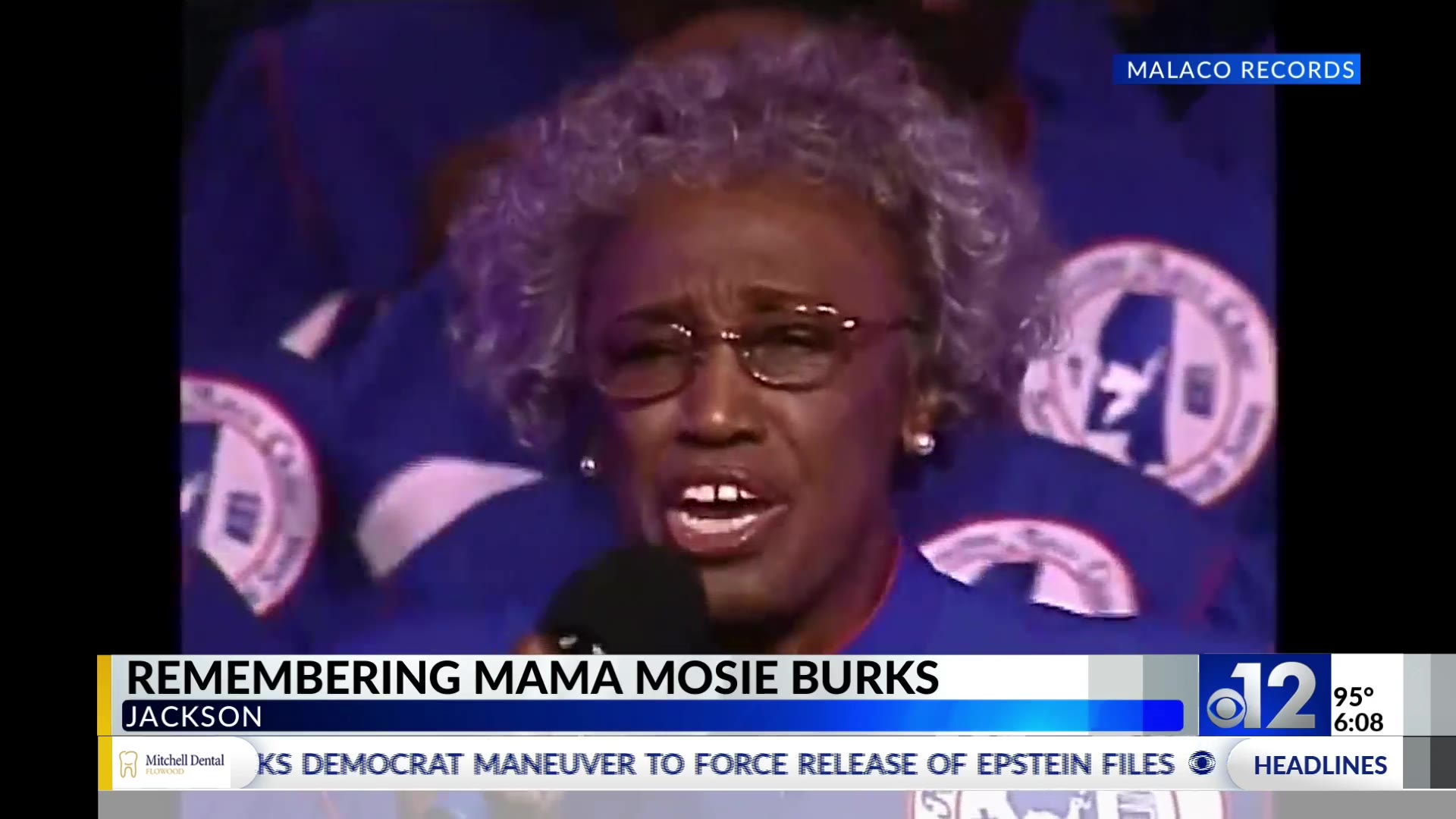 Music celebration held for 'Mama' Mosie Burks