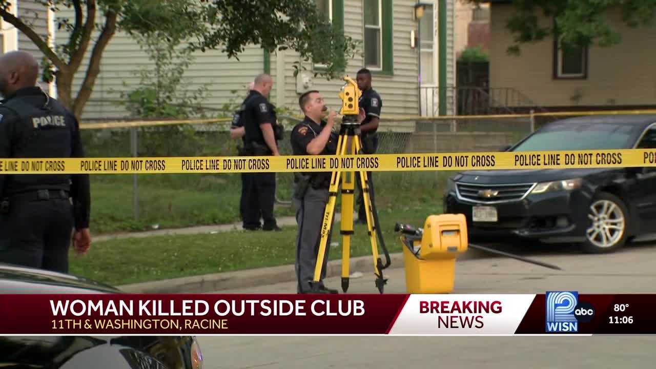 Woman caught in crossfire, killed near club in Racine
