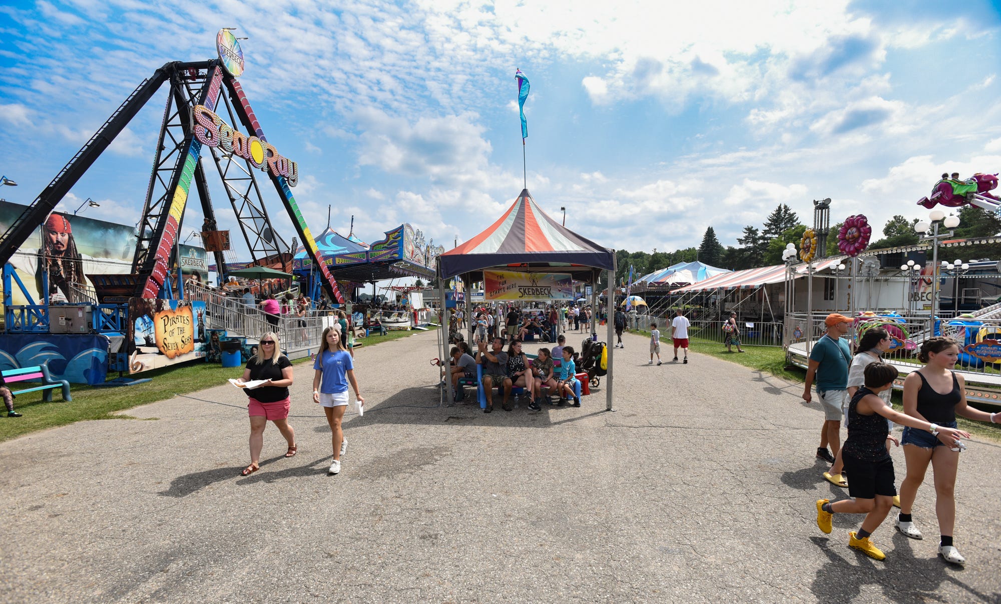 Police across Ingham County handing out tickets...to the Ingham County Fair