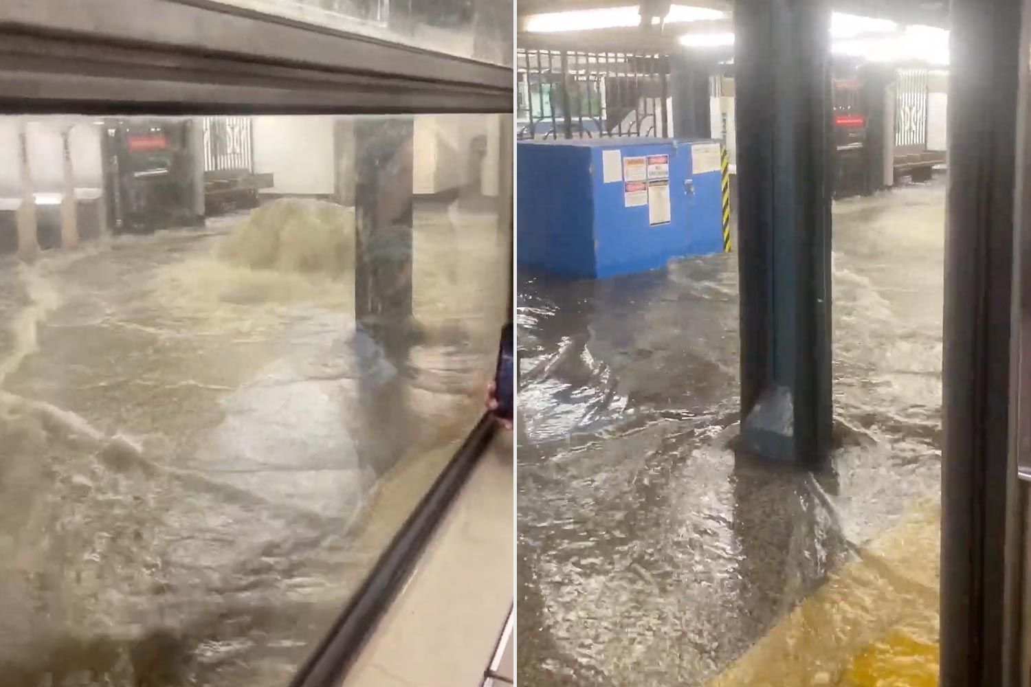 Train Passengers Film Startling Flash Floods on the Platform as New ...