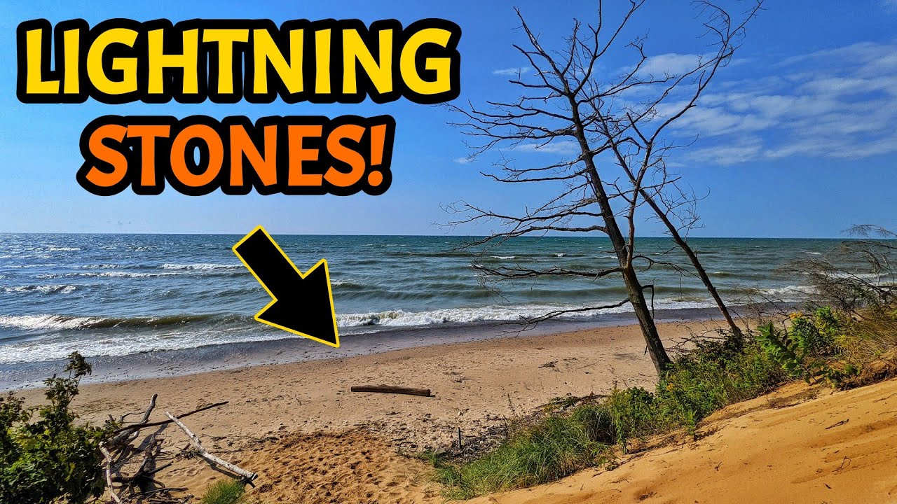 'Lightning' in the Stones! Beachcombing for One of Lake Michigan's Most ...