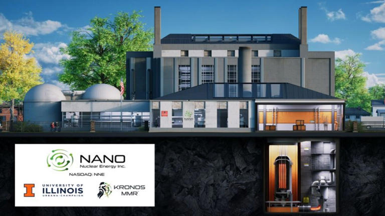 NANO Nuclear and AECOM to deploy KRONOS MMR micro nuclear reactor at UIUC