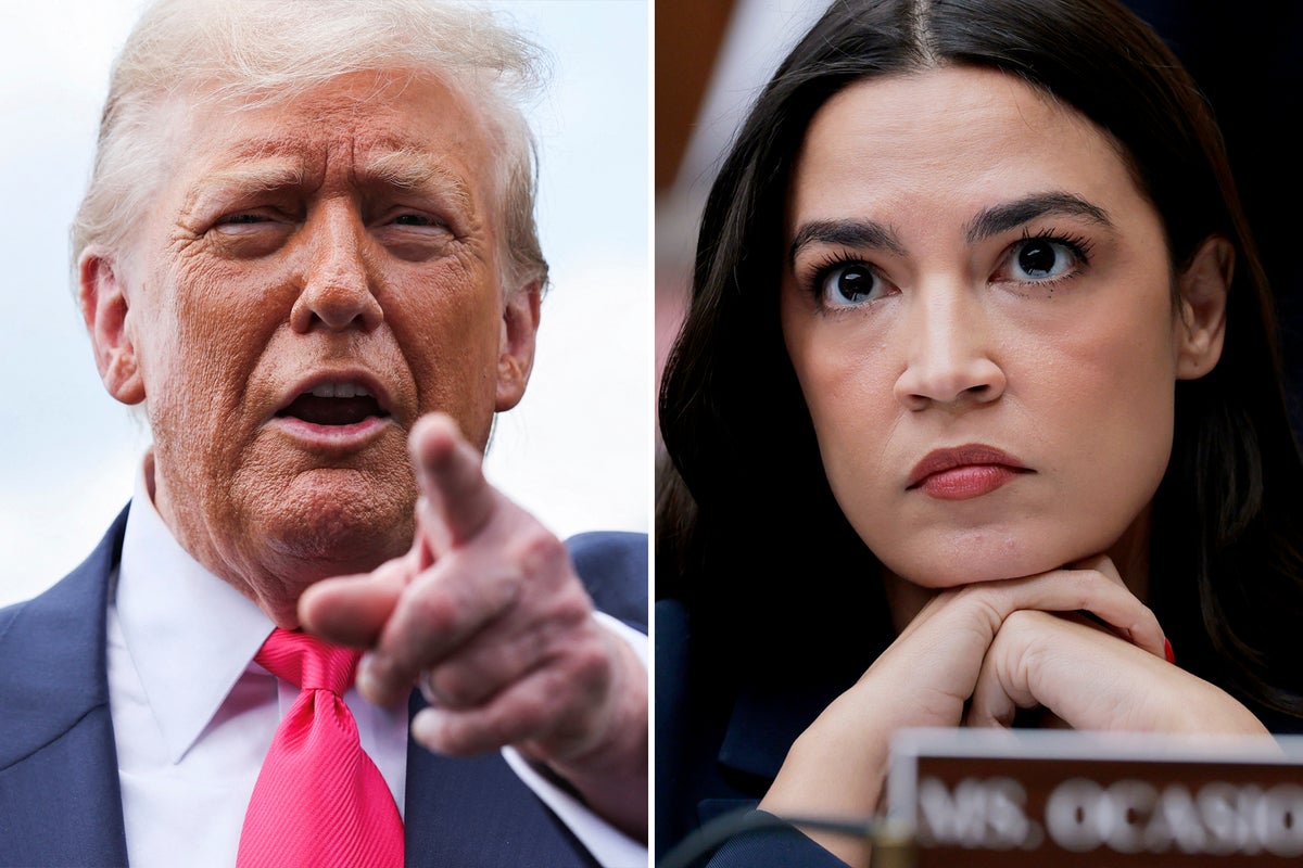 Trump says he’s going to give ‘low IQ’ AOC and Jasmine Crockett an ...