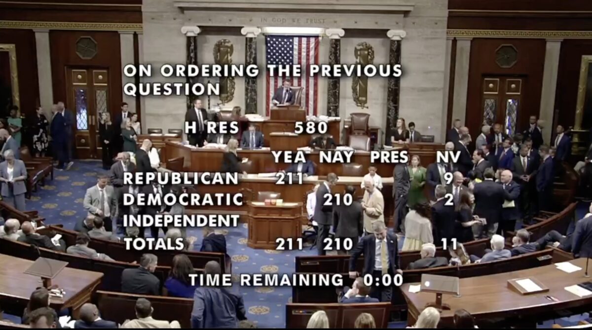 JUST IN: House Republicans Vote Down Resolution to Release Epstein Files