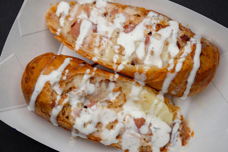 Fairgoers pick bacon chicken ranch egg roll as Best New Food at the ...