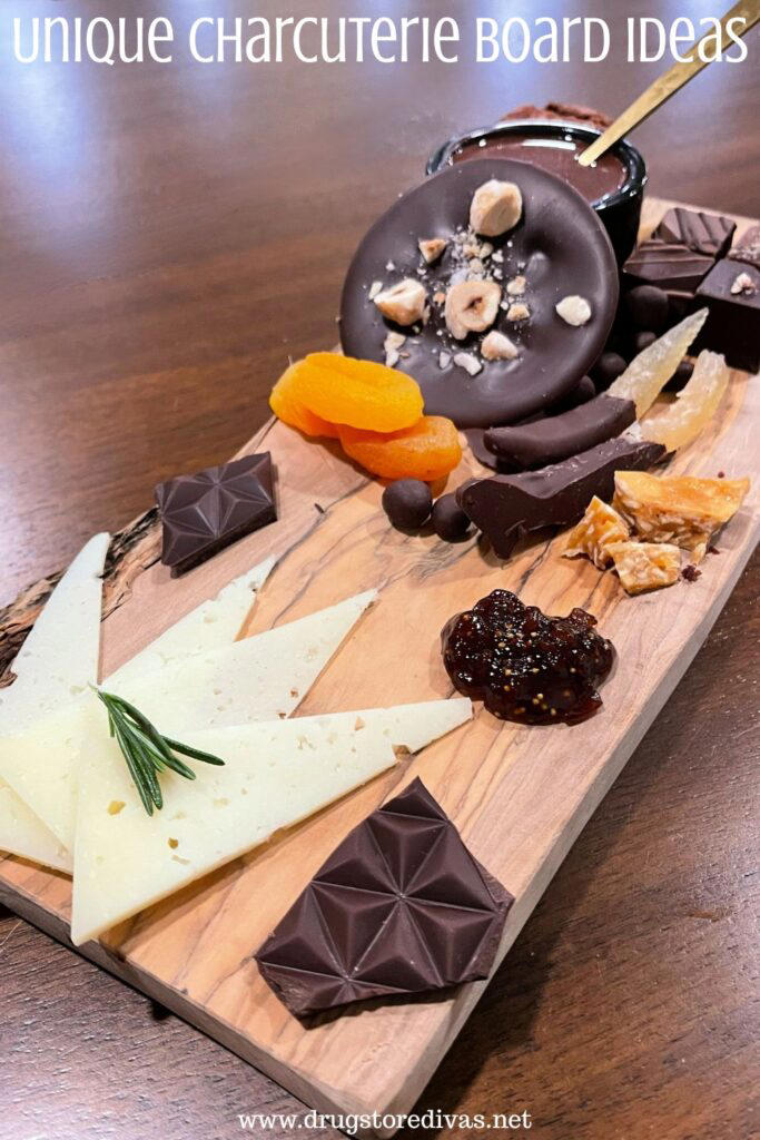 Candy cane-shaped charcuterie board recipe