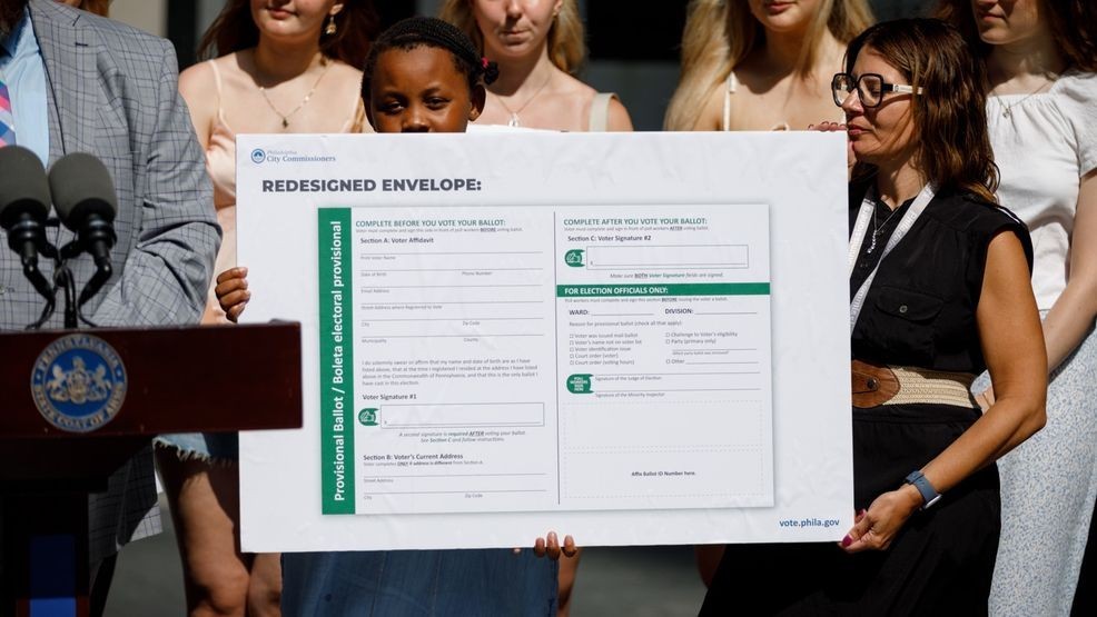 Pennsylvania introduces redesigned, 'user-friendly' provisional ballot ...