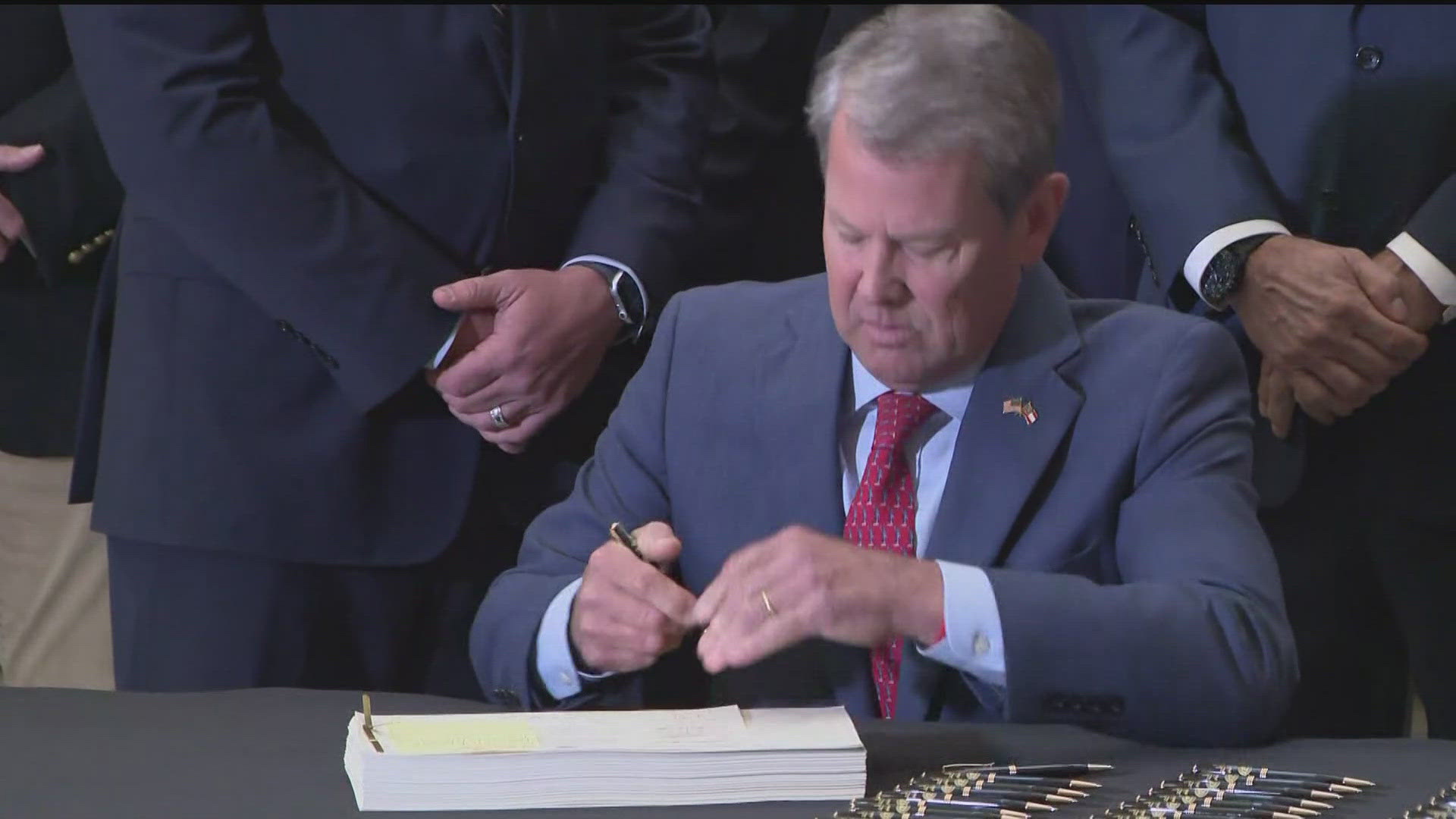 Gov. Kemp concerned about possible financial cuts from government