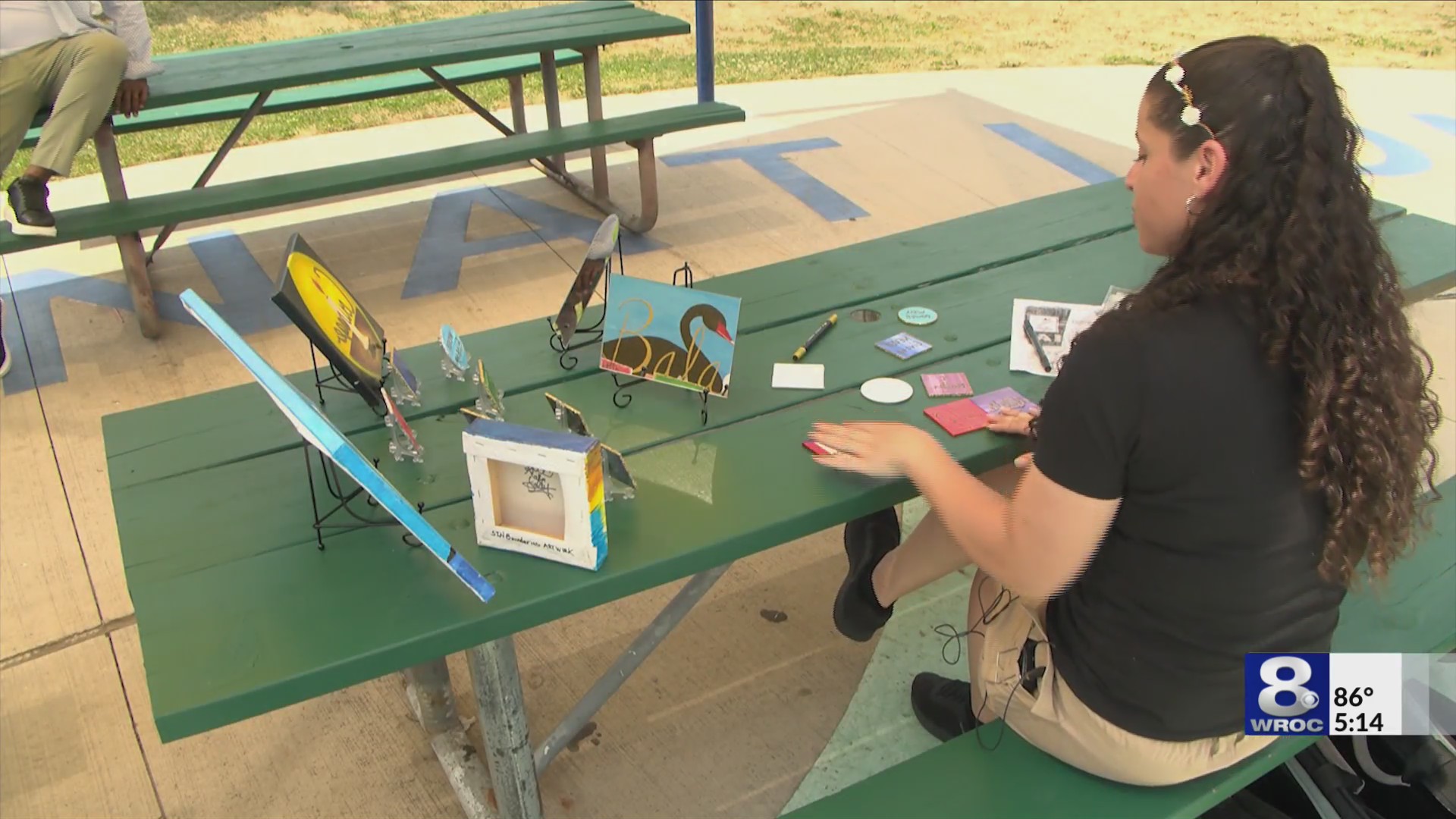 Self-taught artist brings inspiring messages to N. Clinton Ave's ...