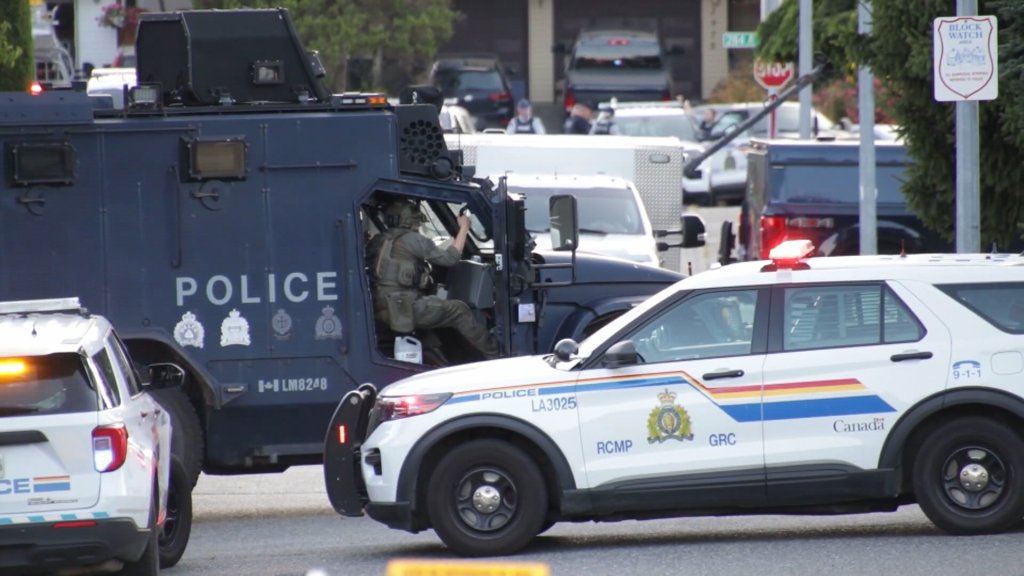 Man shoots at RCMP drone during Langley, B.C. standoff, police say