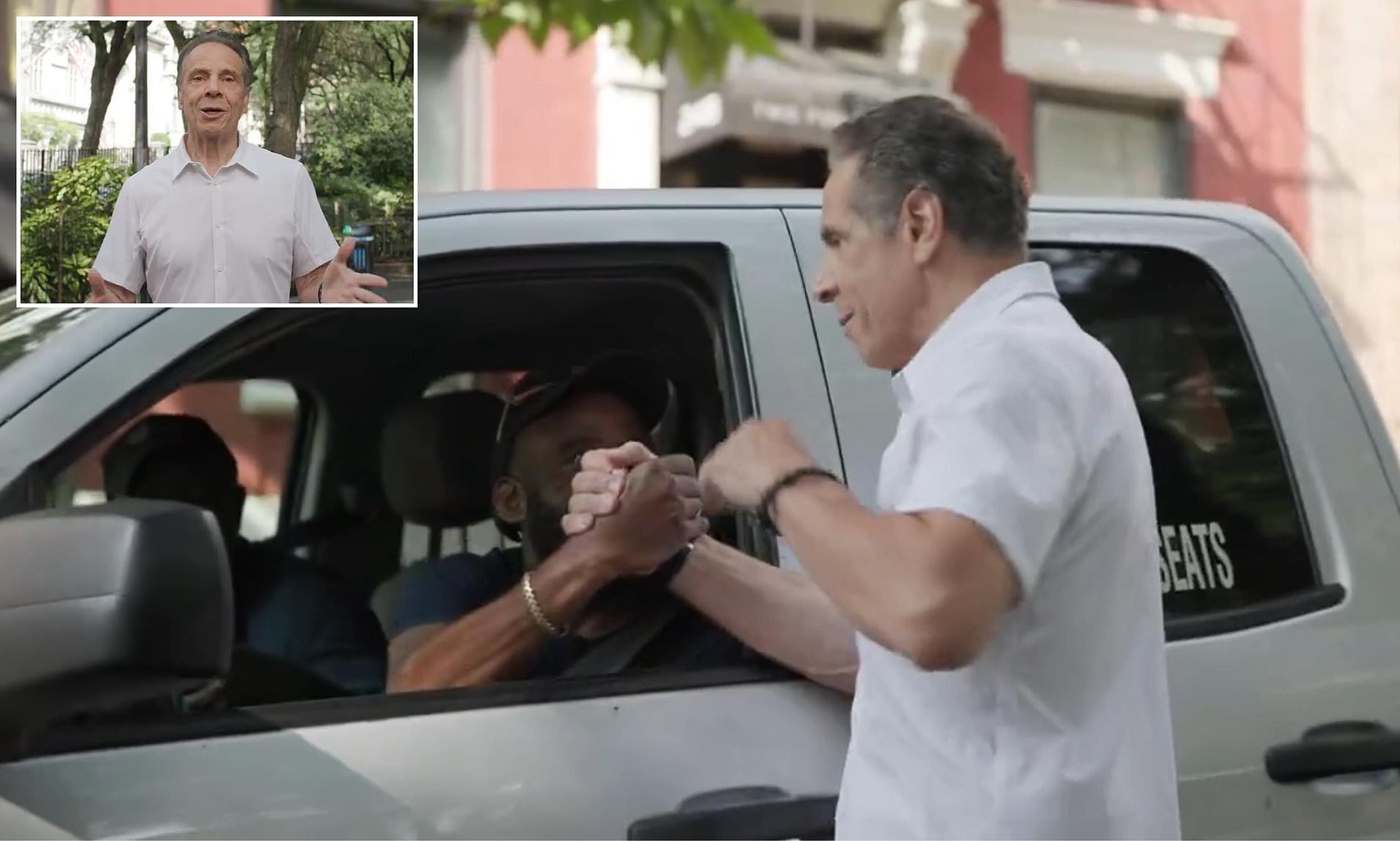 Past-it lawmaker's desperate new ad copying charismatic young rival who ...