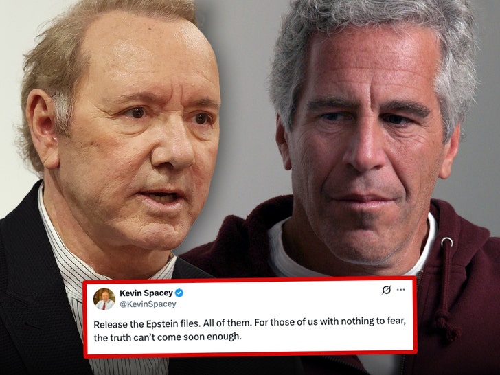 Kevin Spacey Demands the Release of the Epstein Files