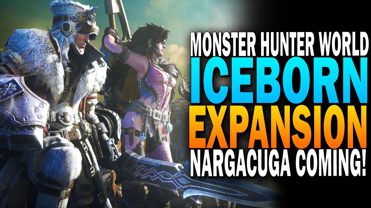New MHW DLC Ice Map! Iceborn DLC Trailer & Nargacuga! Monster Hunter ...