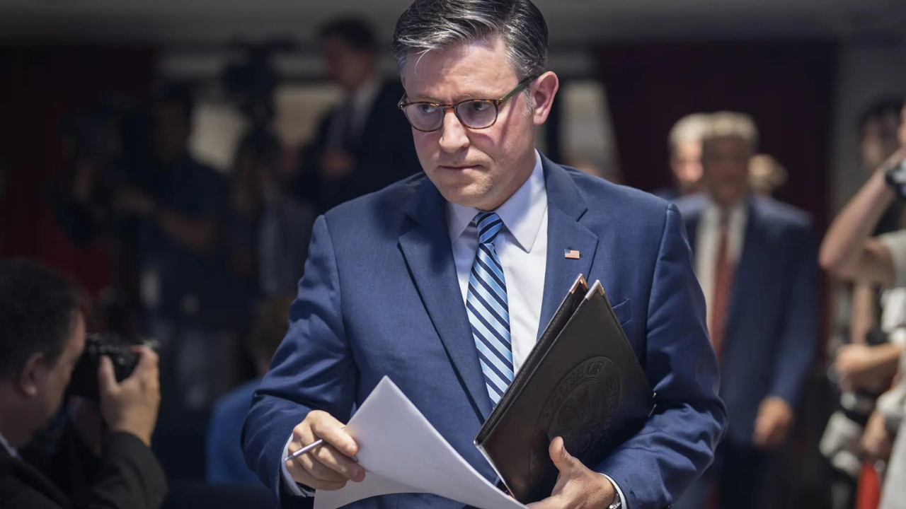 'It's a delicate subject, but...': Trump aide Mike Johnson on release ...