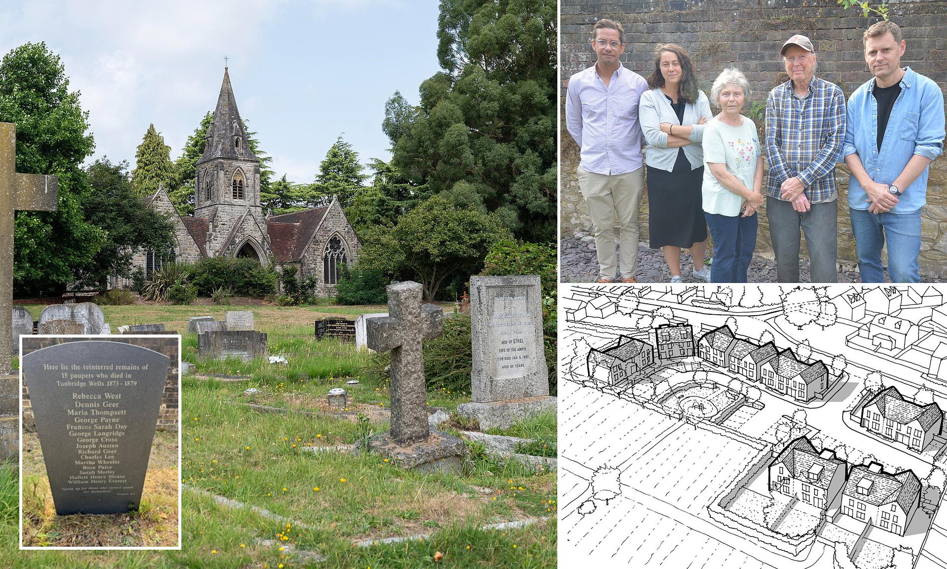 Fury over plans to build 20 luxury homes over dead bodies after council ...