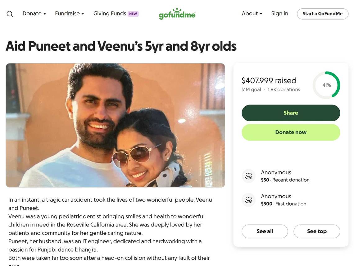 Roseville couple killed in Hwy. 70 crash mourned in fundraiser for ...