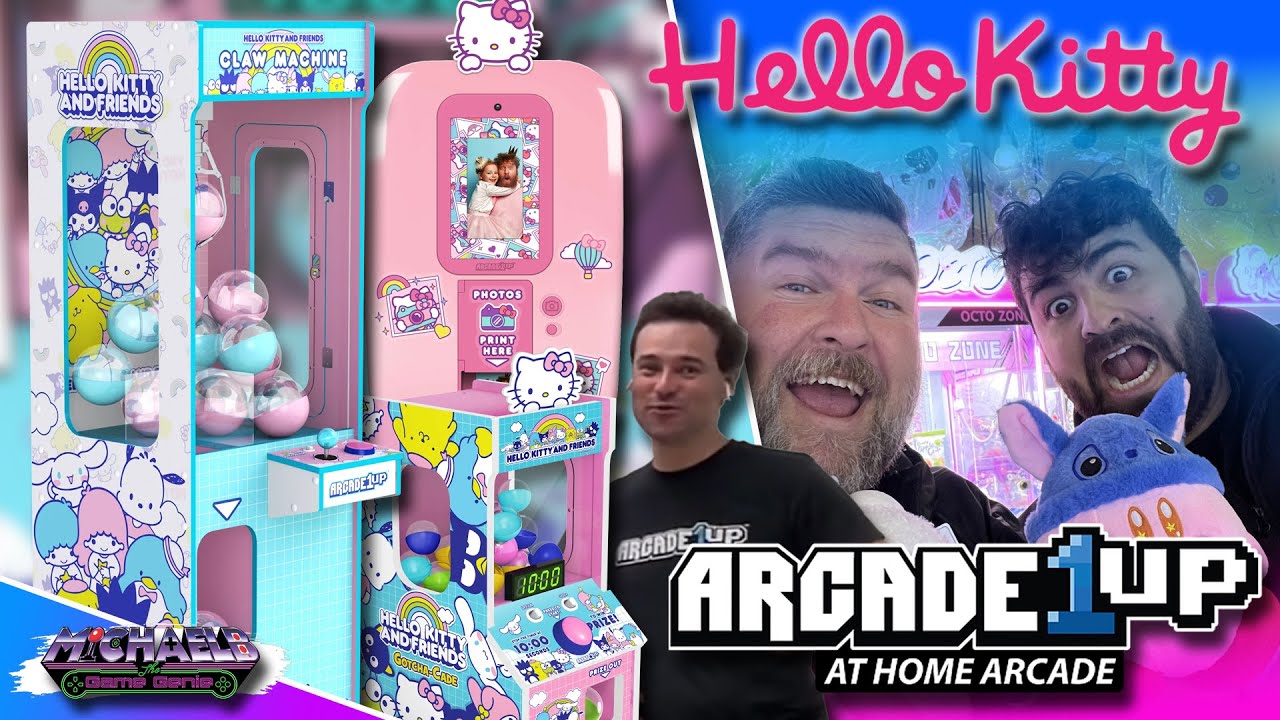 Arcade1Up Hello Kitty? Claw Machine, Photo Booth & Gotcha-Cade