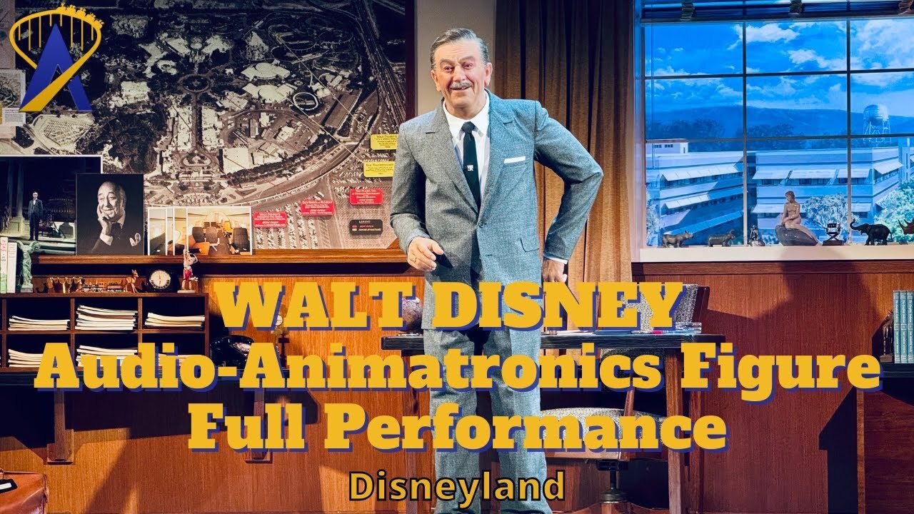 Walt Disney Audio-Animatronics Figure Full Performance - "Walt Disney ...