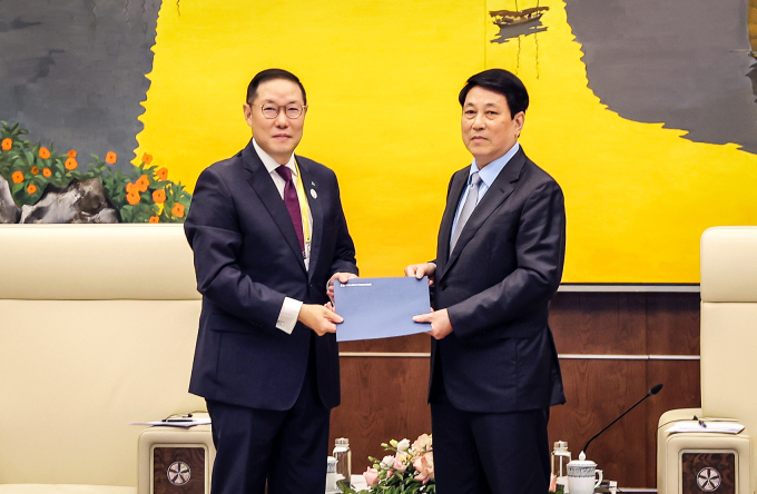 조현상 HS효성 부회장, 베트남 주석 만나 10월 경주 APEC회의 협조 요청