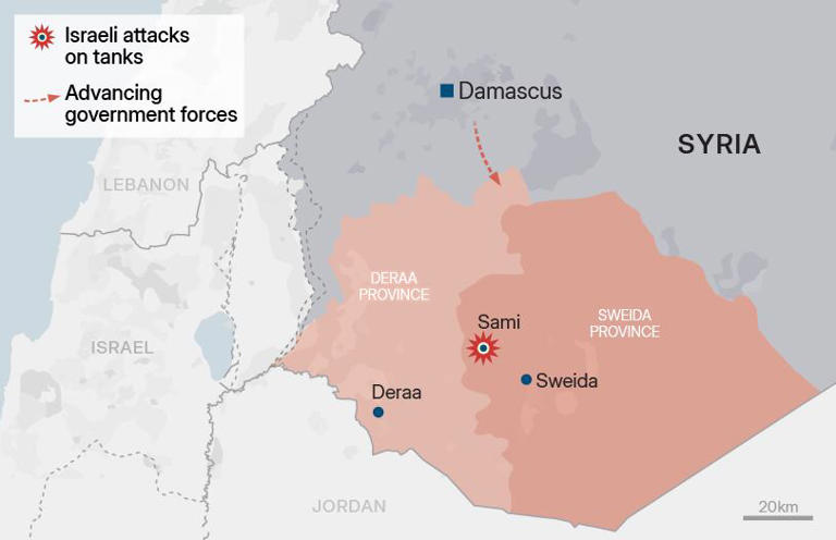Sweida in flames: Syria's Druze city torn apart by urban warfare