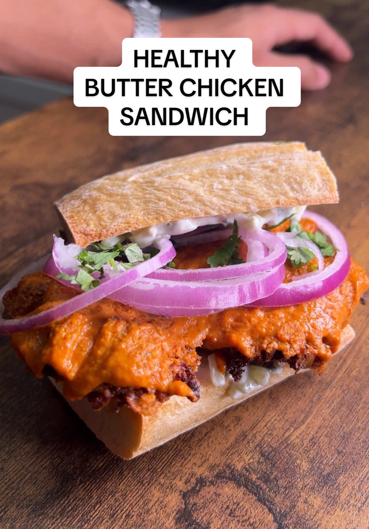 Healthy Butter Chicken Sandwich Recipe