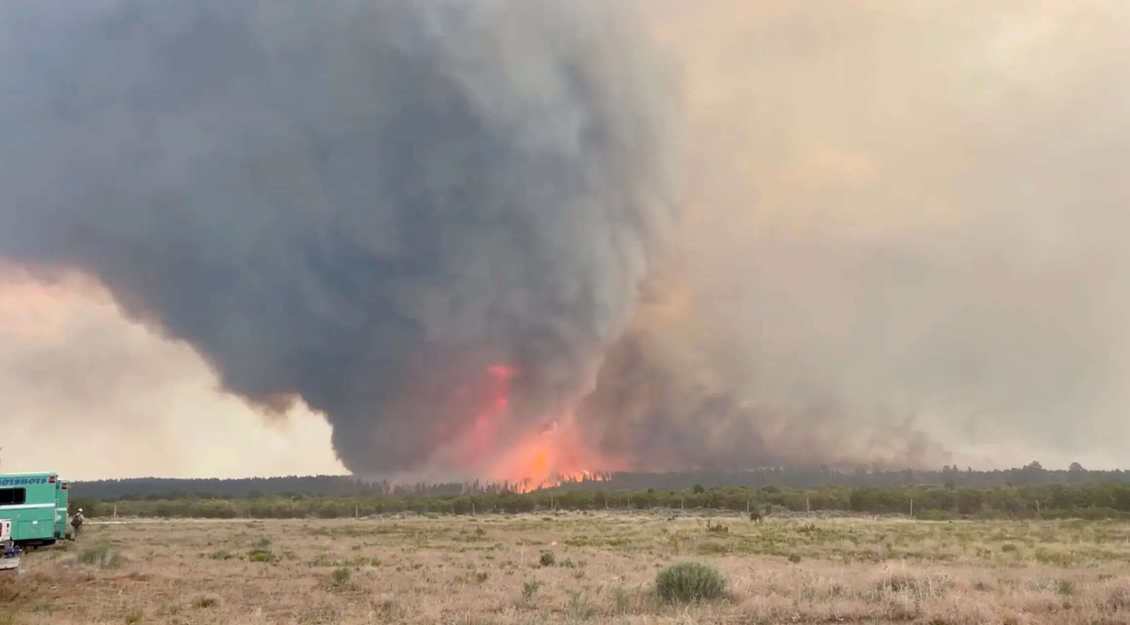 What is a firenado? Rare fire tornado forms with 122 mph winds as Utah blaze crosses into Colorado