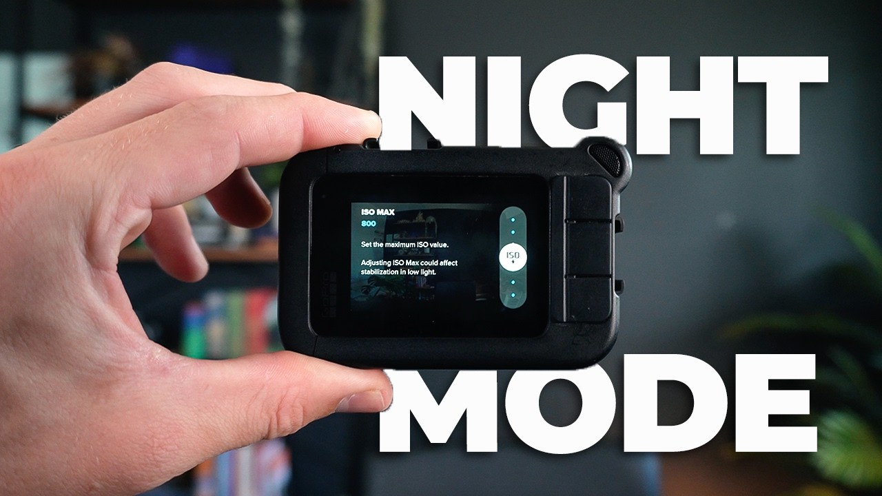 The best GoPro settings for night shooting low light