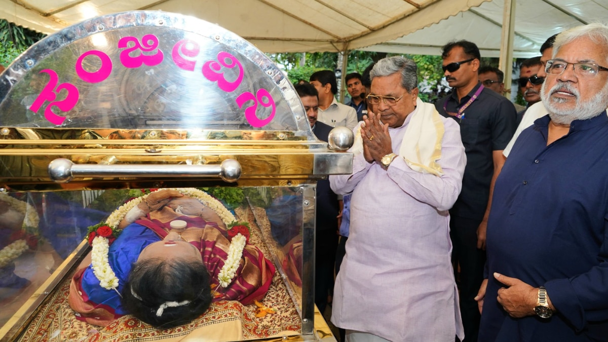 End Of An Era: B Saroja Devi Laid To Rest With Full State Honours In Bengaluru South