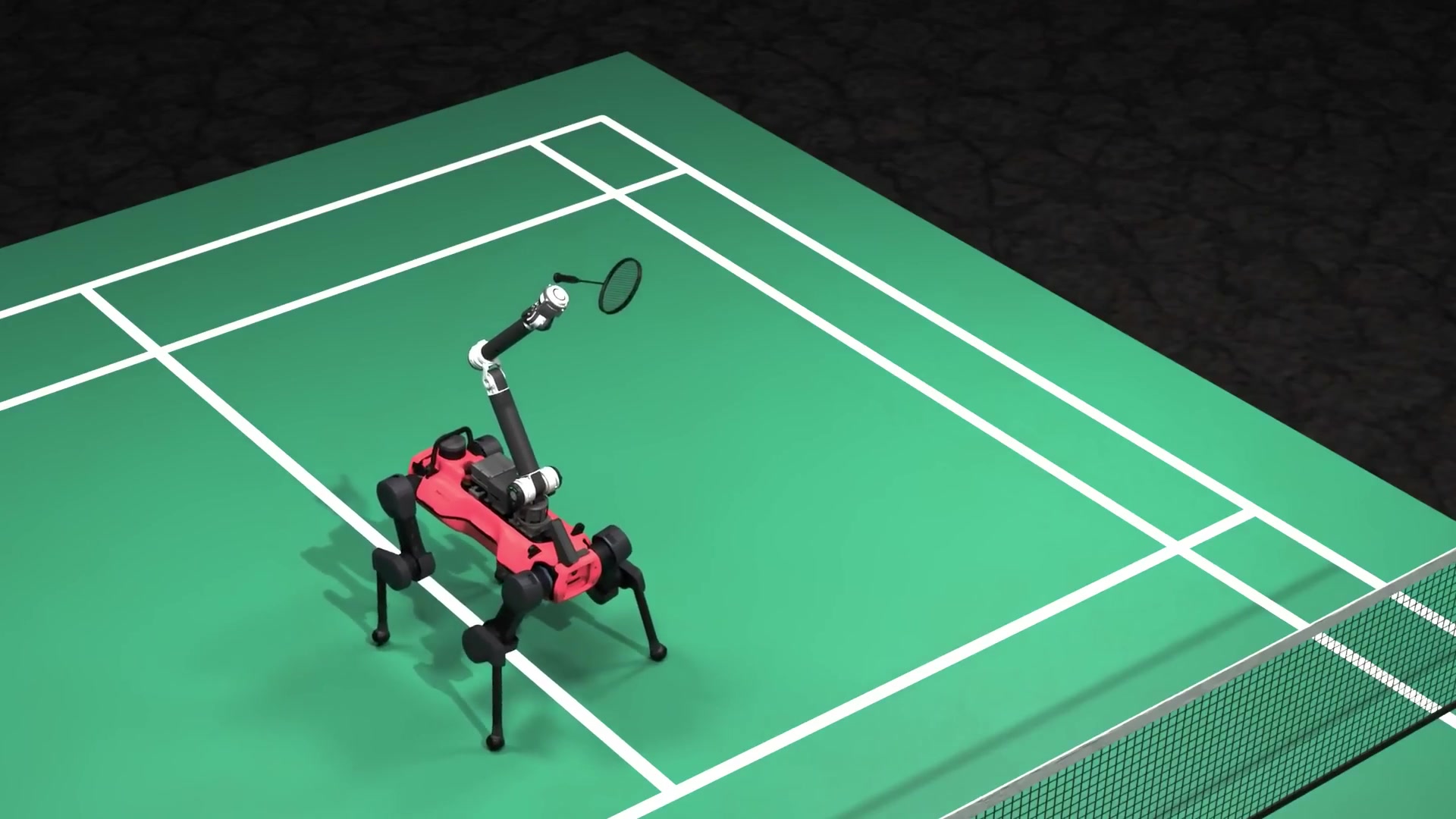 Learning coordinated badminton skills for legged manipulators