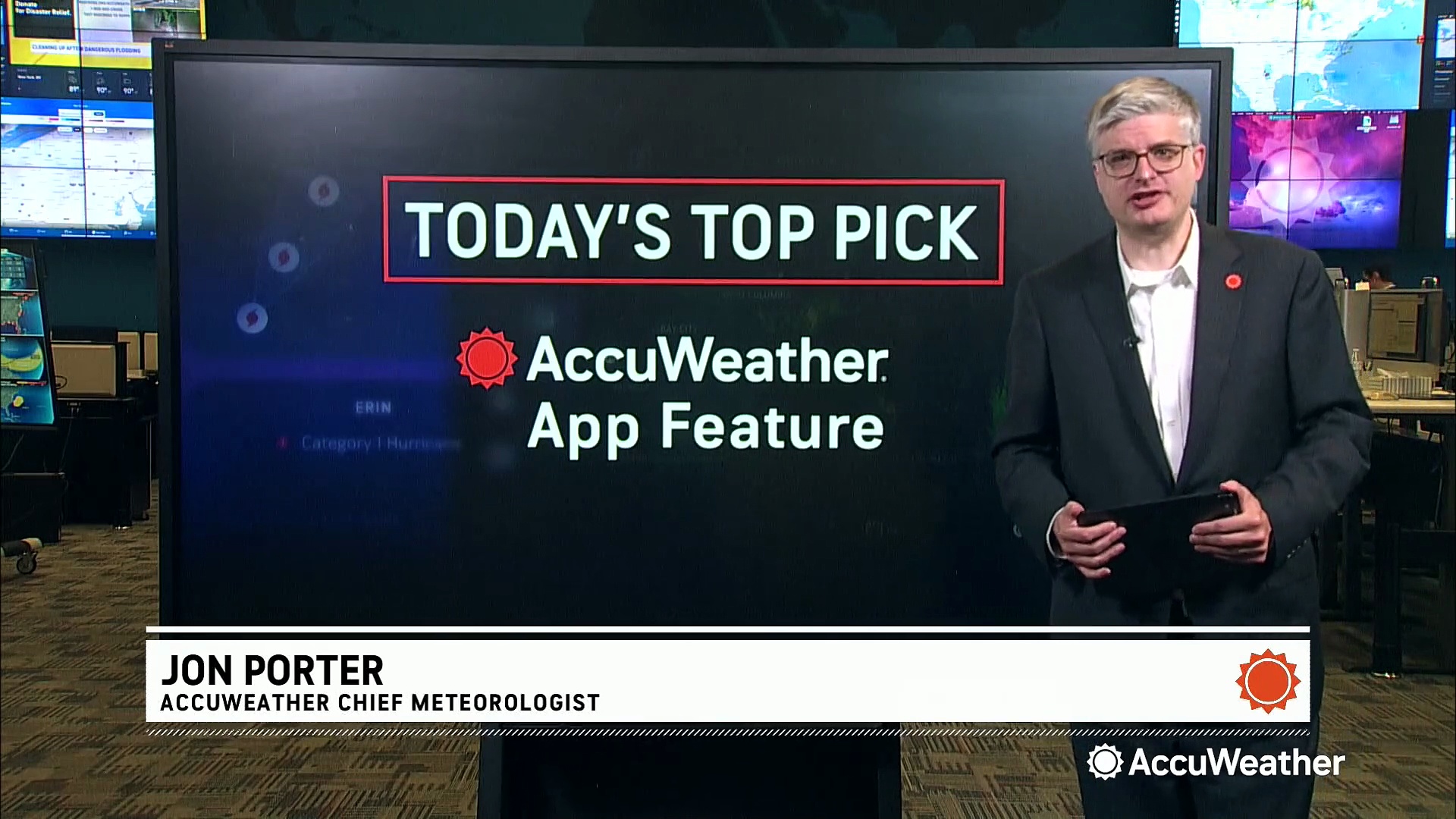 Get fast alert notifications on the free AccuWeather app