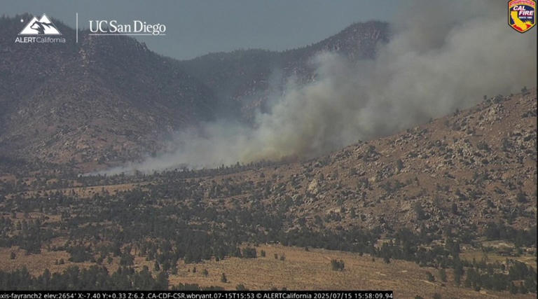 Evacuation warnings issued as firefighters battle brush fire in Weldon area