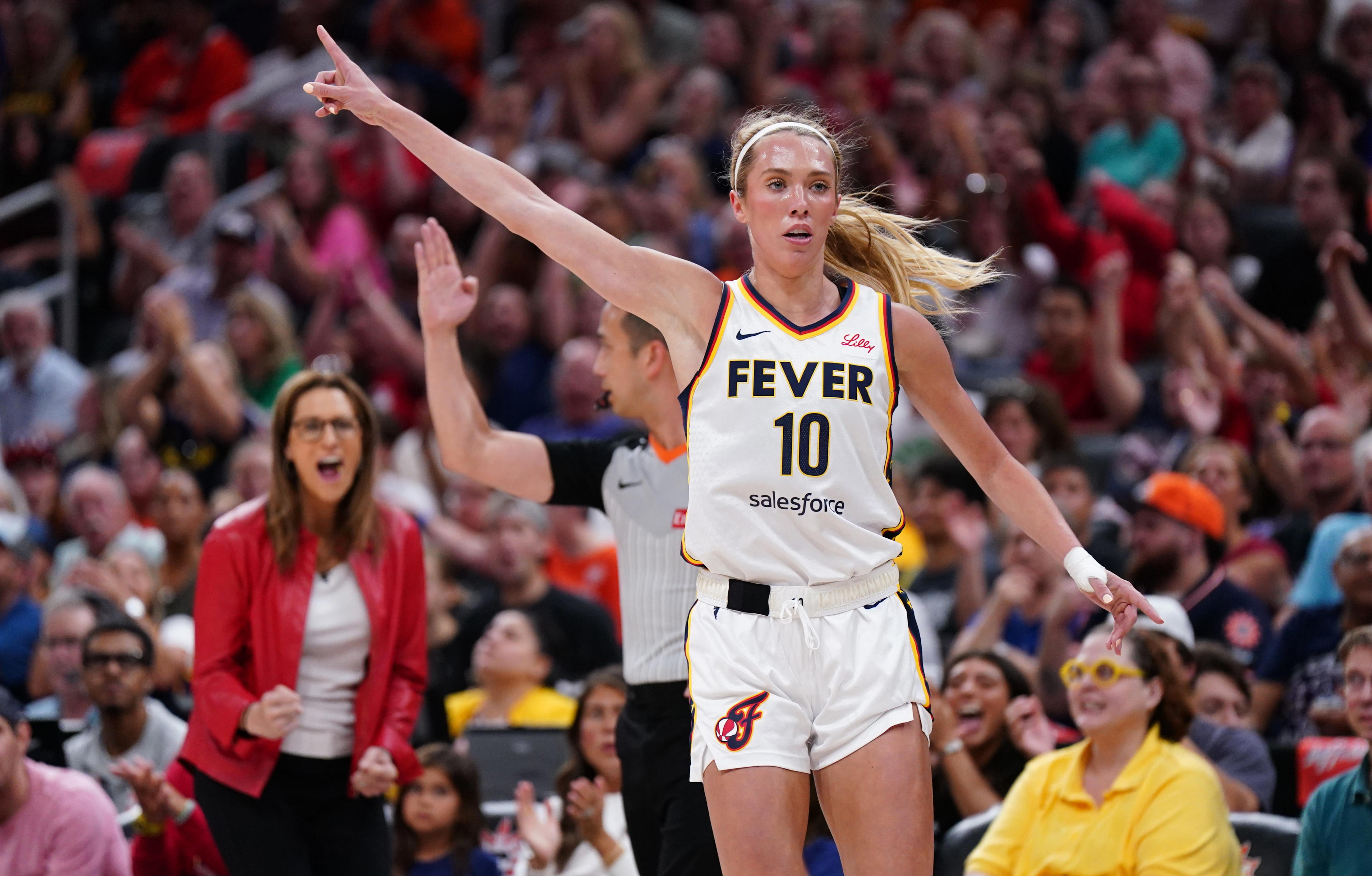 Lexie Hull will replace Caitlin Clark in WNBA 3-point contest