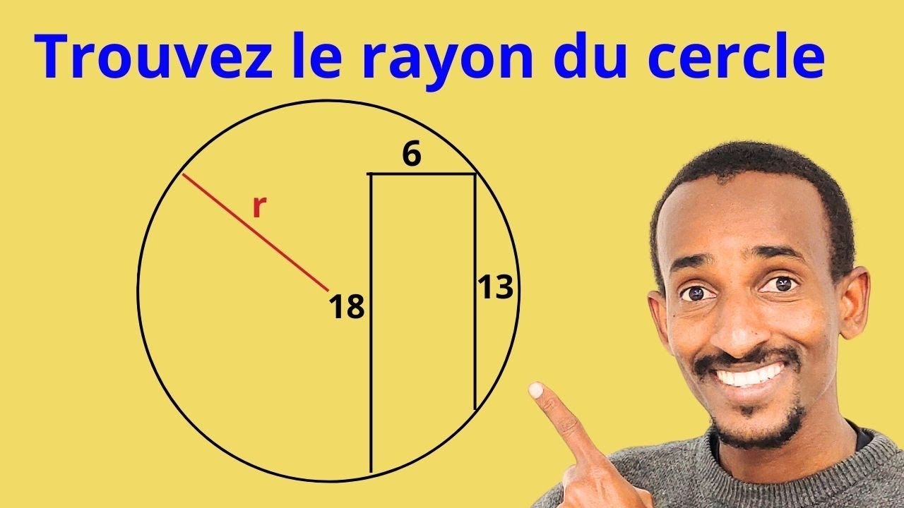 Calcul du Rayon du Cercle, Olympiade