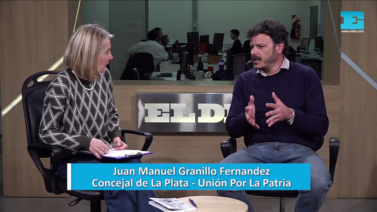 Juan Manuel Granillo Fernandez en la Redacción de EL DÍA