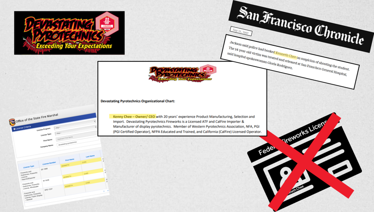 SF Chronicle investigation looks into Devastating Pyrotechnics' owner